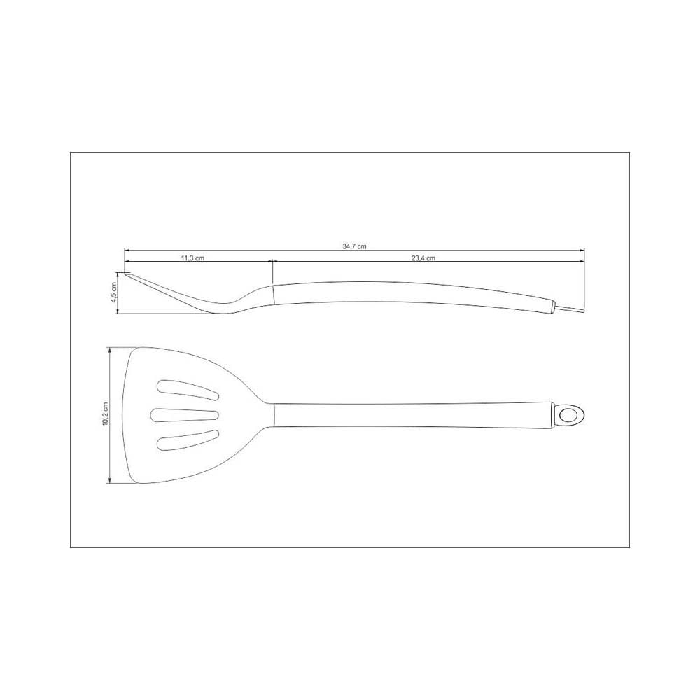 Espatula De Silicona Tramontina Apreciatta Con Mango De Acero ...