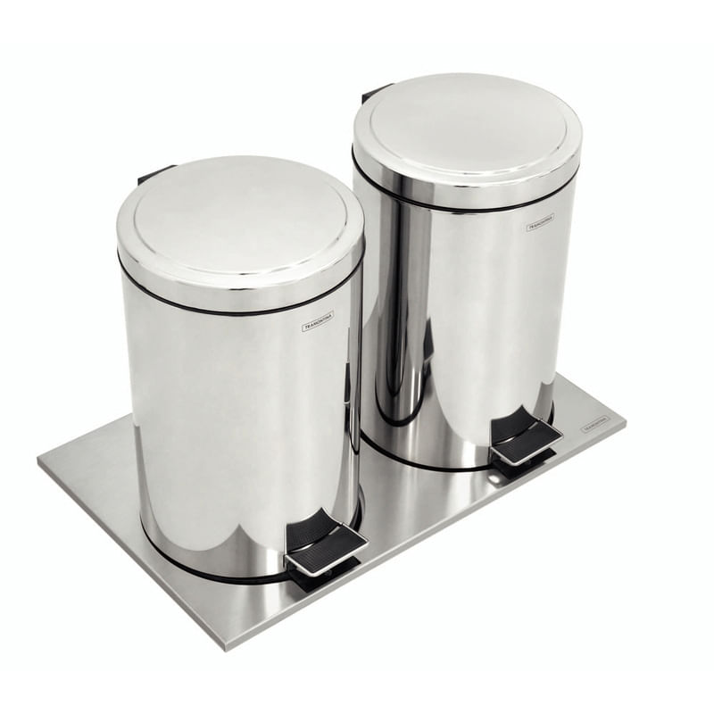 Base En Acero Inoxidable Tramontina Para Basureros 12 L - Casa Tramontina