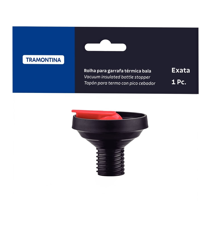 Tapa Para Termo Bala Tramontina Exata De Acero Inoxidable - Casa Tramontina