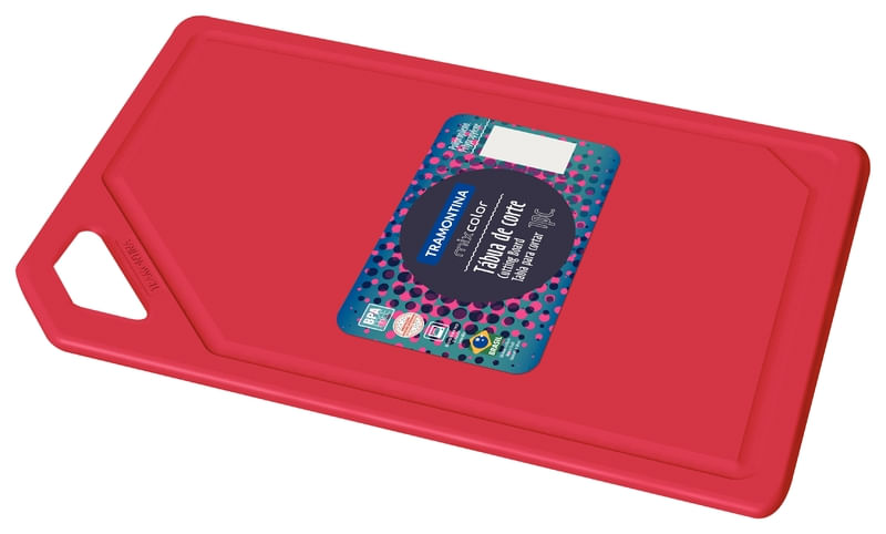 Tabla Tramontina Mixcolor De Polipropileno Rojo 29x20 Cm - Casa Tramontina