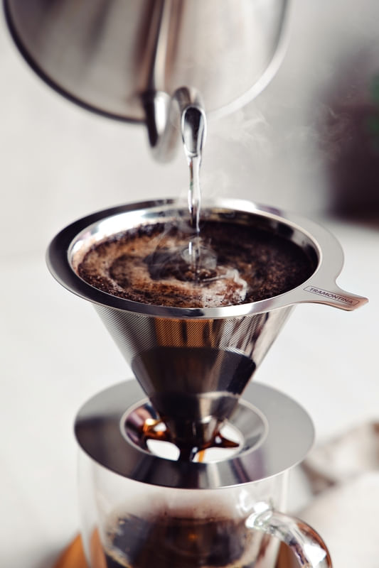 Colador De Café Tramontina En Acero Inoxidable - Casa Tramontina