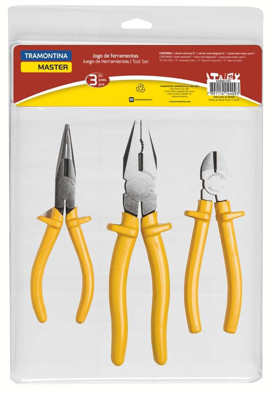 Kit De Herramientas 3 Piezas Tramontina Master - Casa Tramontina