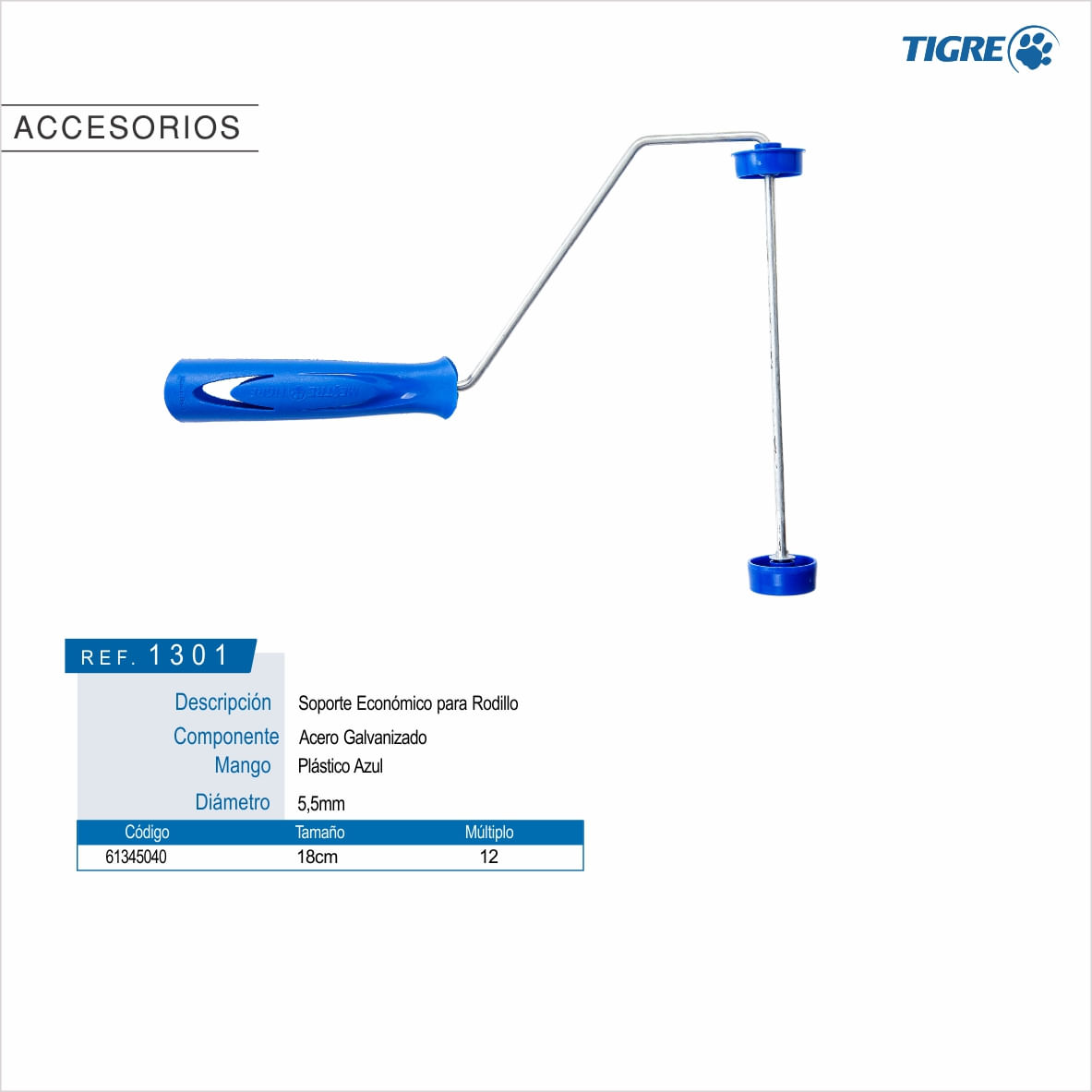 MANGO PARA RODILLO - Atlantic Herramientas