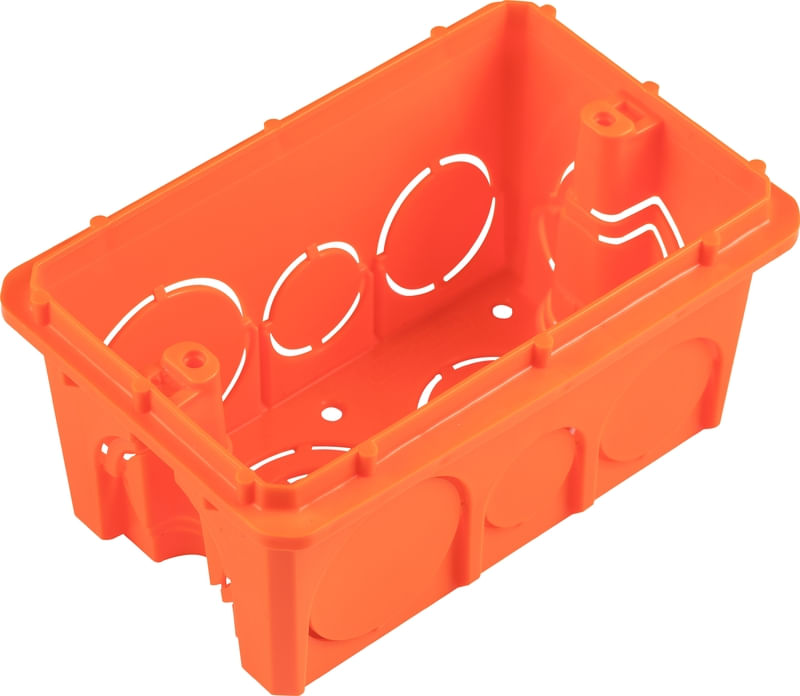 Caja De Empotrar 4X2 Rectangular Naranja - Atlantic Herramientas