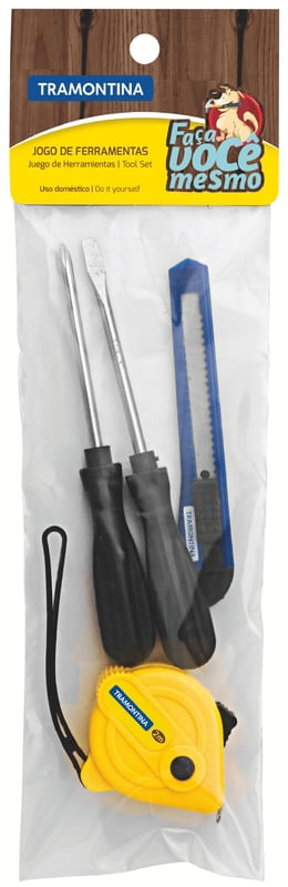 Kit De Herramientas 4 Piezas - Casa Tramontina